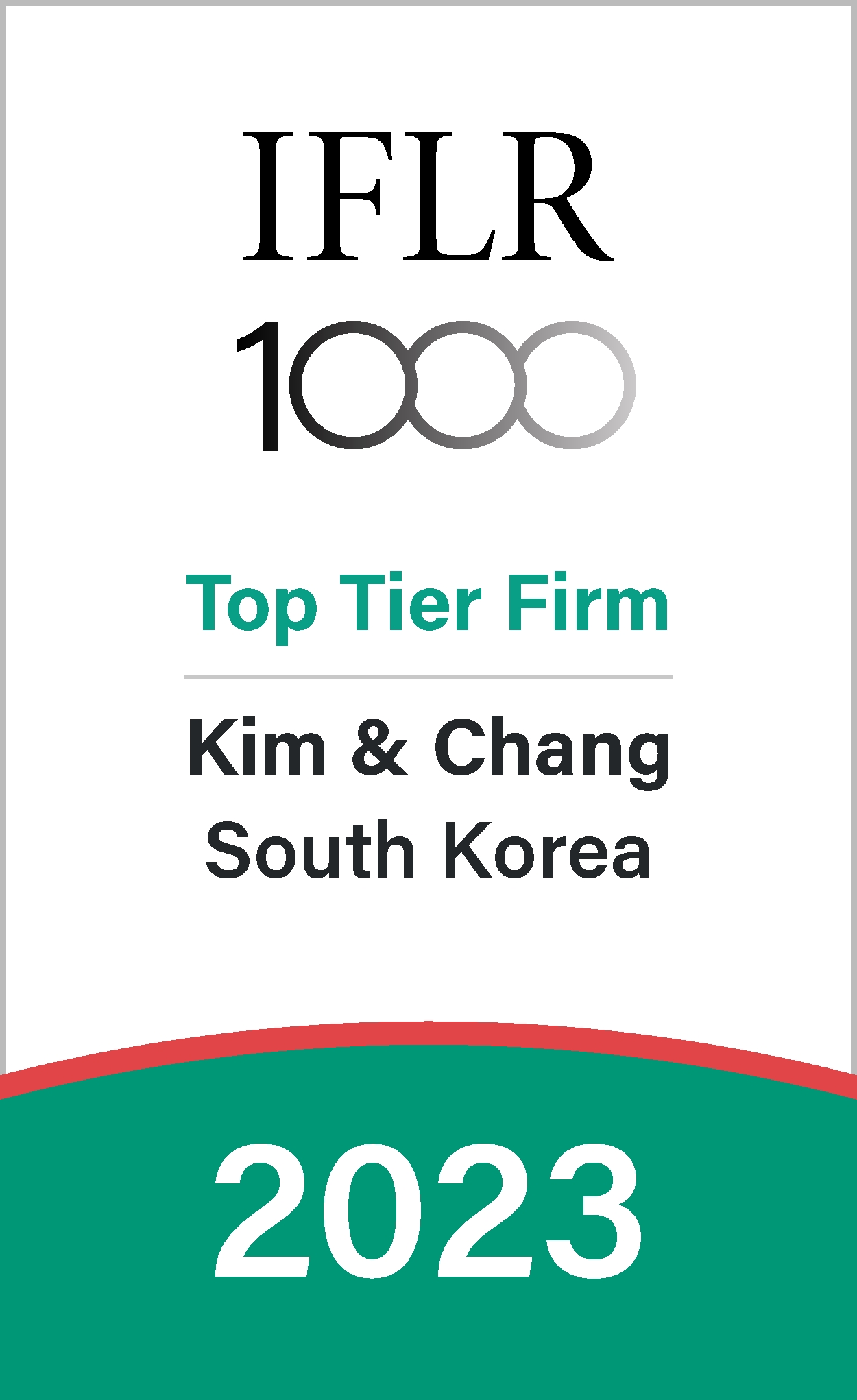 Kim & Chang Ranked “Tier 1” in All Eight Practice Areas – IFLR1000 (33rd edition) - Kim & Chang